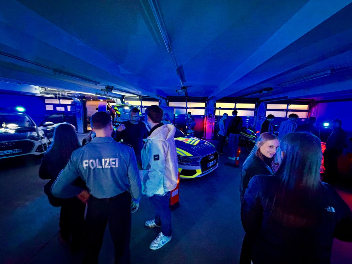 Crime Night in Pirmasens: Berufsinteressierte erleben echte ...